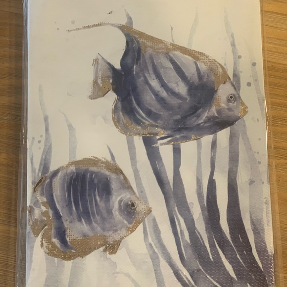 Source Unknown | Art | Fish Themed Ocean Wall Art New | Poshmark